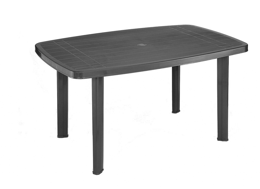 Záhradný plastový stôl FARO - grafit | Kokiskashop.sk